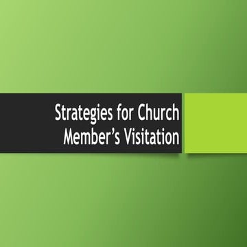 Visitation for care group by Armando Capangpangan.pptx