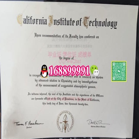 California Institute of Technology degree offer diploma Transcript | PPT