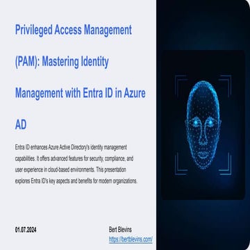Mastering Identity Management with Entra ID in Microsoft Azure AD | PPTX