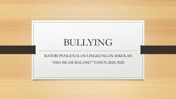 say no to bullying in school home and anywhere.pptx