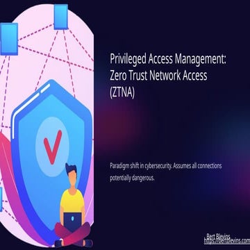 Zero Trust Network Access With Privileged Access Management Ppt