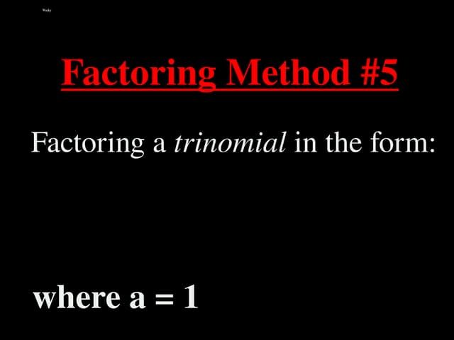 Factoring Perfect Square Trinomials | PDF