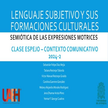 Expresiones motrices luis bonelo | PPTX