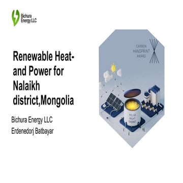 Renewable Heat and Power for Nalaikh District, Mongolia | PDF
