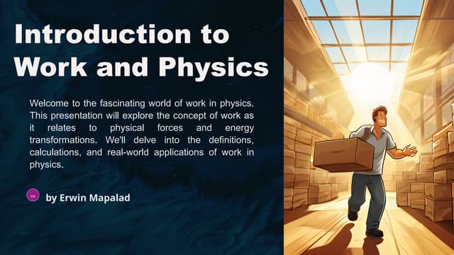 Work in physics | PPT
