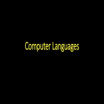 5. The Computer Languages and software.pdf