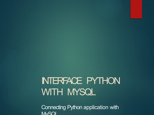 Sql Connectivity Python For Beginners Easy Explanation With Concepts 9331