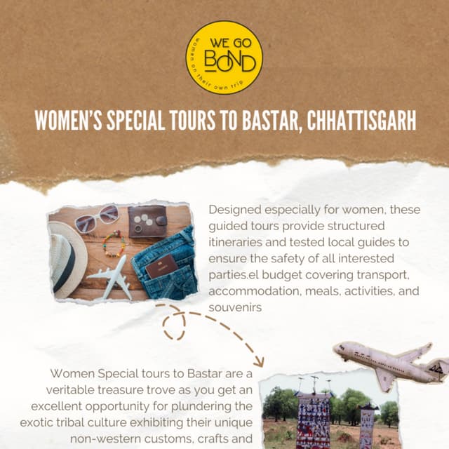 Women Special Tours To Bastar Chhattisgarh | PDF