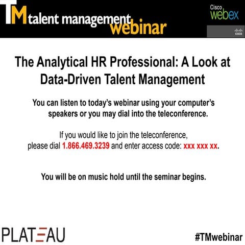 The Analytical HR Professional: A Look at Data-Driven Talent Management | PDF