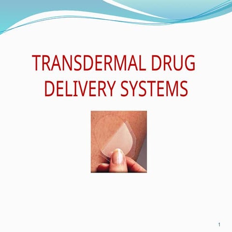 Transdermal Drug Delivery System Modified.pptx