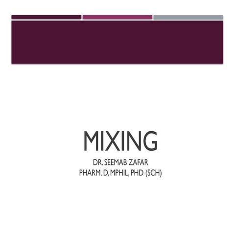 Mixing | PPT