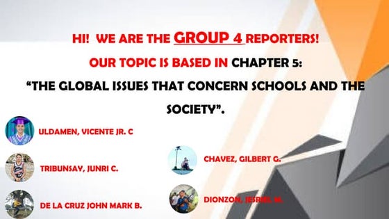 Global Issues that Concern Schools and Society DAYOT.pptx