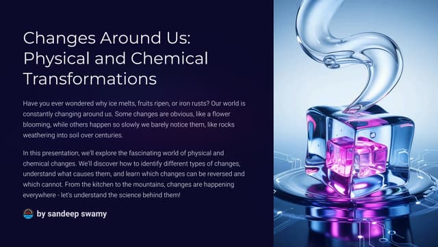 Chemical Changes | PPTX
