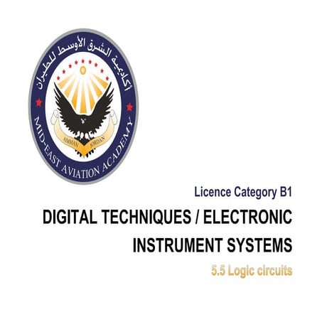 EASA MODULE 5.5 B1 Logic circuits - 2024.pdf