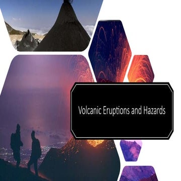 Volcanoes presentation for grade 9 students | PPT