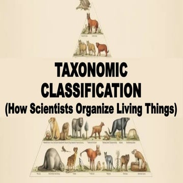 5. TAXONOMIC.CLASSIFICATION.ORGANISMSpptx | PPTX