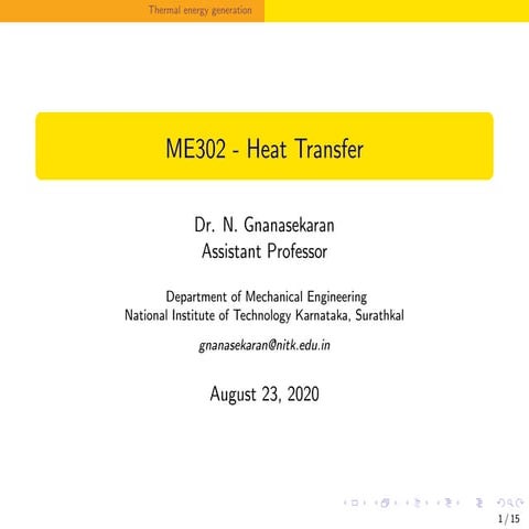 5.Heat Generation heat transfer source term | PDF