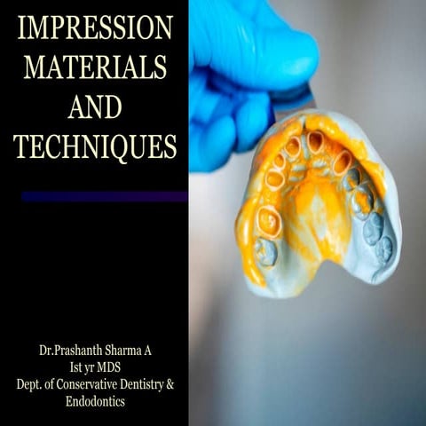 Impression materials | PPTX