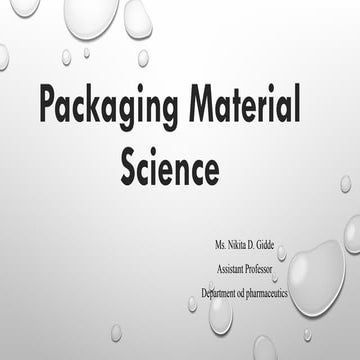 Industrial pharamacy Packaging Material Science.pptx