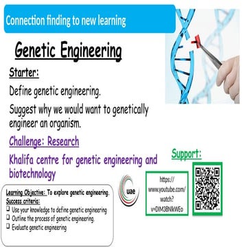 Genetic Engineering.pptx Key Stage 3 Sci | PPTX