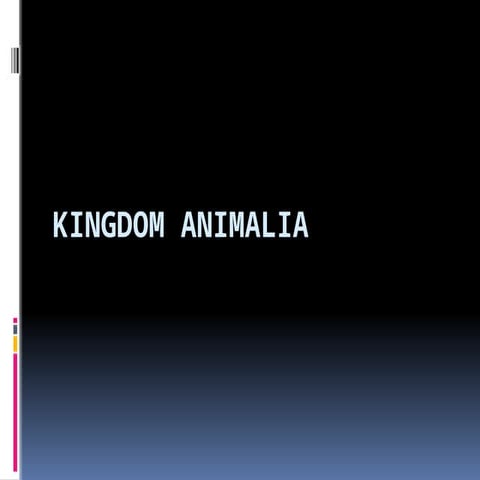 5. Classification - animalia kingdom.pptx
