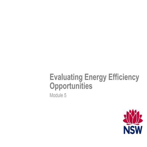 Module 5 - Evaluating energy efficiency opportunities | PPTX | Business ...