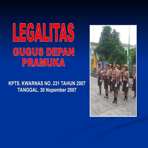 Bagaimana cara Akreditasi gugus-depan-pramuka | PPT