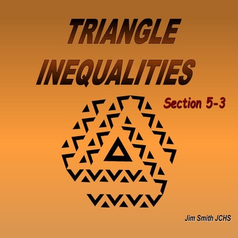 5-3 Triangle Inequalities.ppt