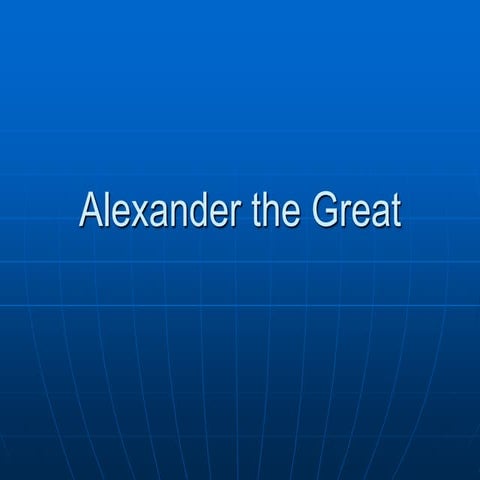 Alexander the great powerpoint | PPT