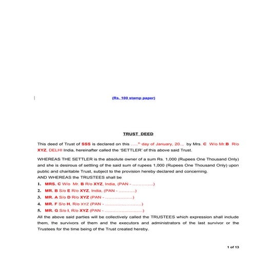 5.4 sample trust_deed | DOC