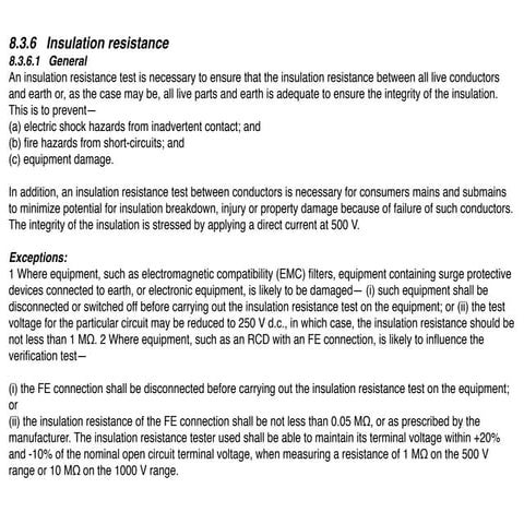5.7 Insulation Test 1 | PDF