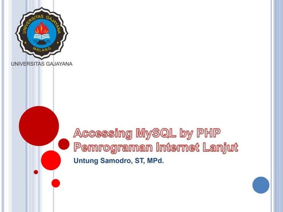 CRUD dengan PHP dan MySQL | PDF