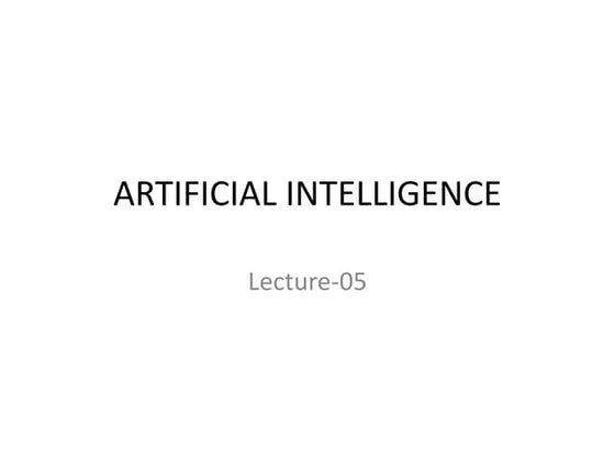 Artificial Intelligence | PPT