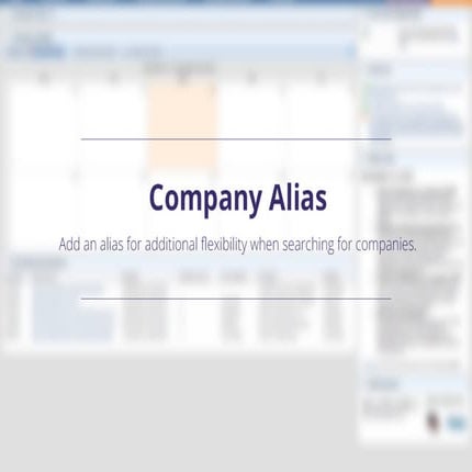Bid Management Enhancements - Company Alias | PDF