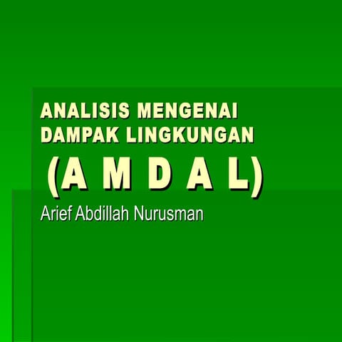 AMDAL | PPT