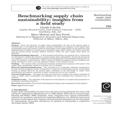 5.benchmarking supply | PDF