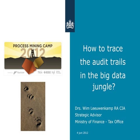 Process Mining at the Dutch Tax Office - trace audit trails | PDF