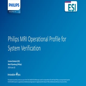 Building Operational Profiles for Philips MRI Machines | PDF