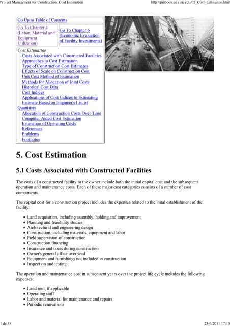Aace factored cost estimation | PDF | Physics | Science