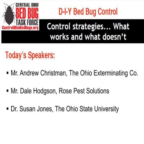 Diy Bed Bug Treatment Options Ppt