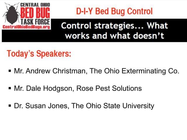 Diy Bed Bug Treatment Options Ppt