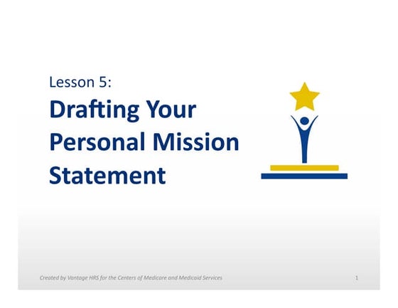 Personal Mission Statement | PPT