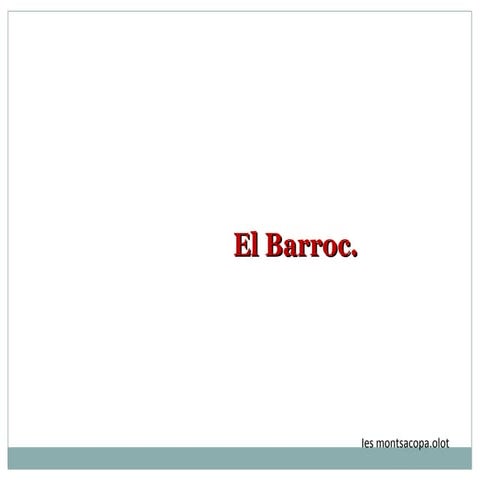 L’art barroc | PPTX