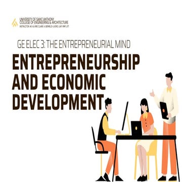 ENTREPRENEURSHIP AND ECONOMIC DEVELOPMENT | PDF