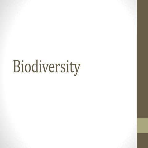 5 environmental status-biodiversity | PPTX