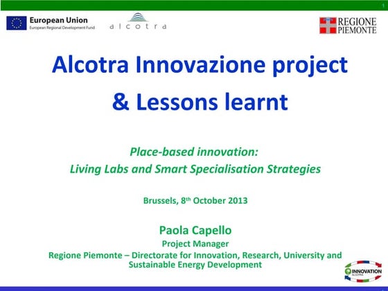 Living Labs, Social Innovation ecosystems and collaborations | PPT