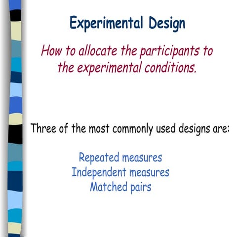 5. Experimental Design | PPT