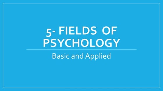 introduction to psychology chapter 01 details | PPT