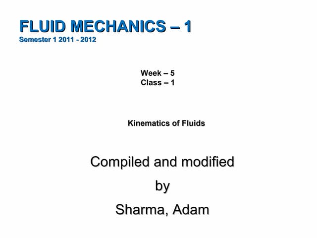 Fluid_Kinematics_Presentation_6666.pptxx | PPTX