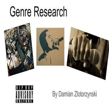 5- Genre Research | PPTX
